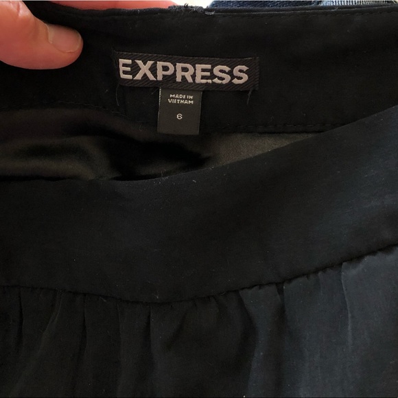 Express | Skirts | Black Express Skirt With Pockets And Belt | Poshmark